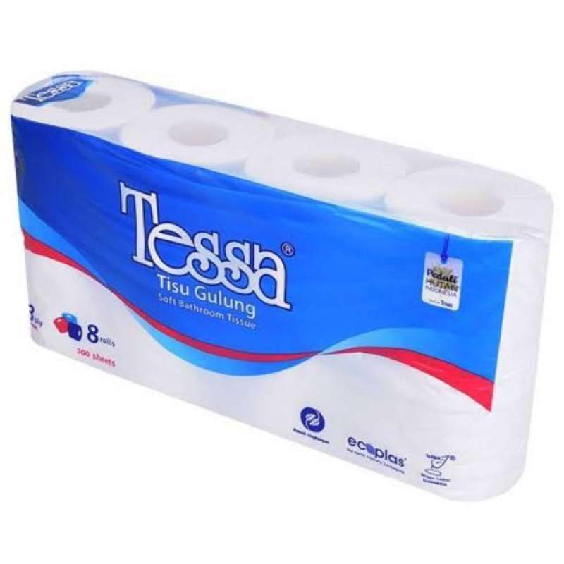 Jual Tessa Tissue Toilet 8 roll x 300 lembar di Seller Handmart store ...