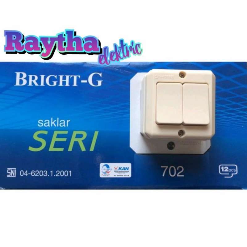 Jual Saklar Merk Bright G 702 Seri OB Warna Cream di Seller Raytha ...