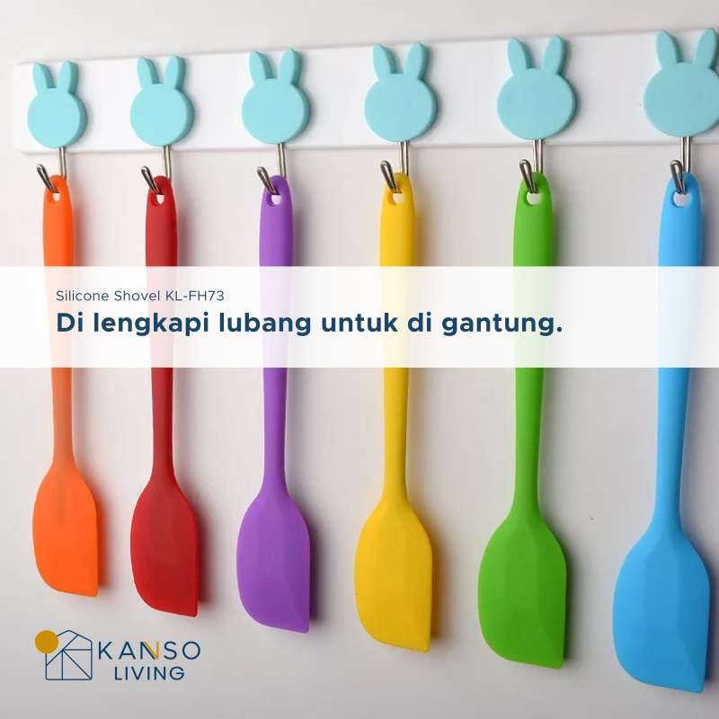 Jual Kanso Living Kitchen Utensil Spatula Sendok Sekop Silikon Food ...