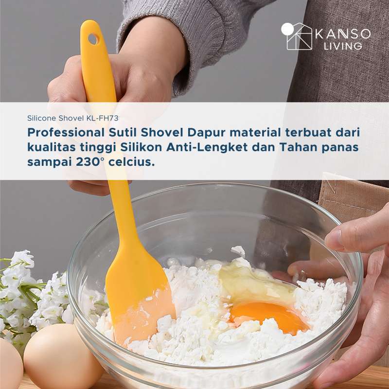 Jual Kanso Living Kitchen Utensil Spatula Sendok Sekop Silikon Food ...