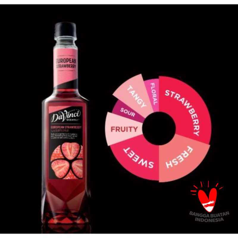 Jual European Strawberry Davinci Syrup 750 ml di Seller Samanko Coffee ...