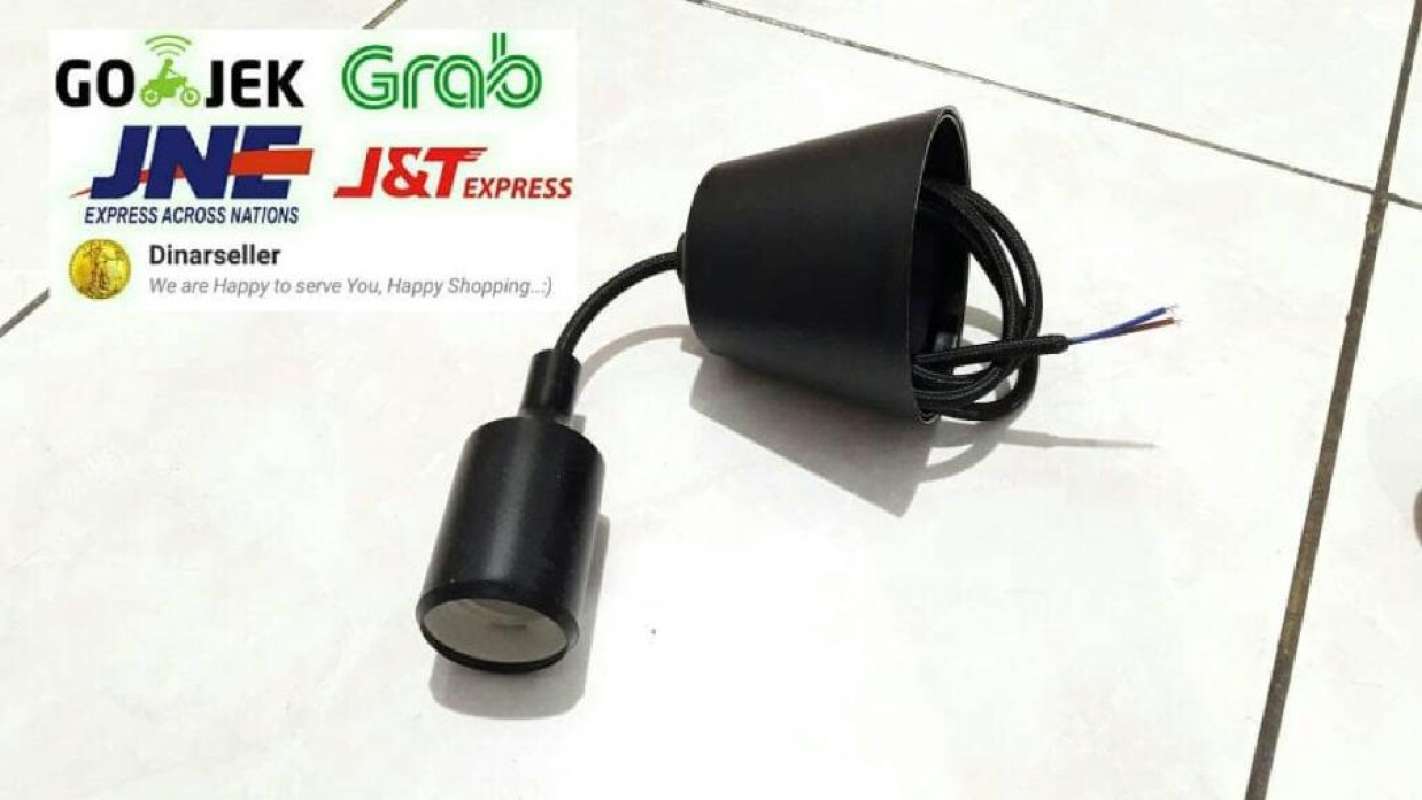 Jual FITTING LAMPU HIAS GANTUNG E27 CEILING LAMP HOLDER 3A 250V WARNA ...