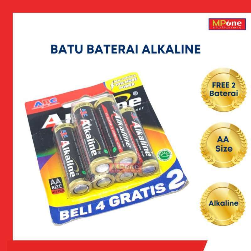 Jual Batu Baterai Alkaline Batu Baterai ABC Batu Baterai Alkaline AA Di Seller MP ONE