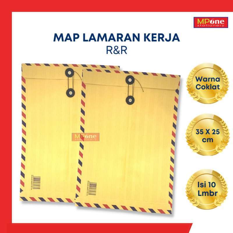 Jual Map Lamaran Kerja Map Coklat Tali Amplop Coklat Di Seller Mp One Stationery Margo