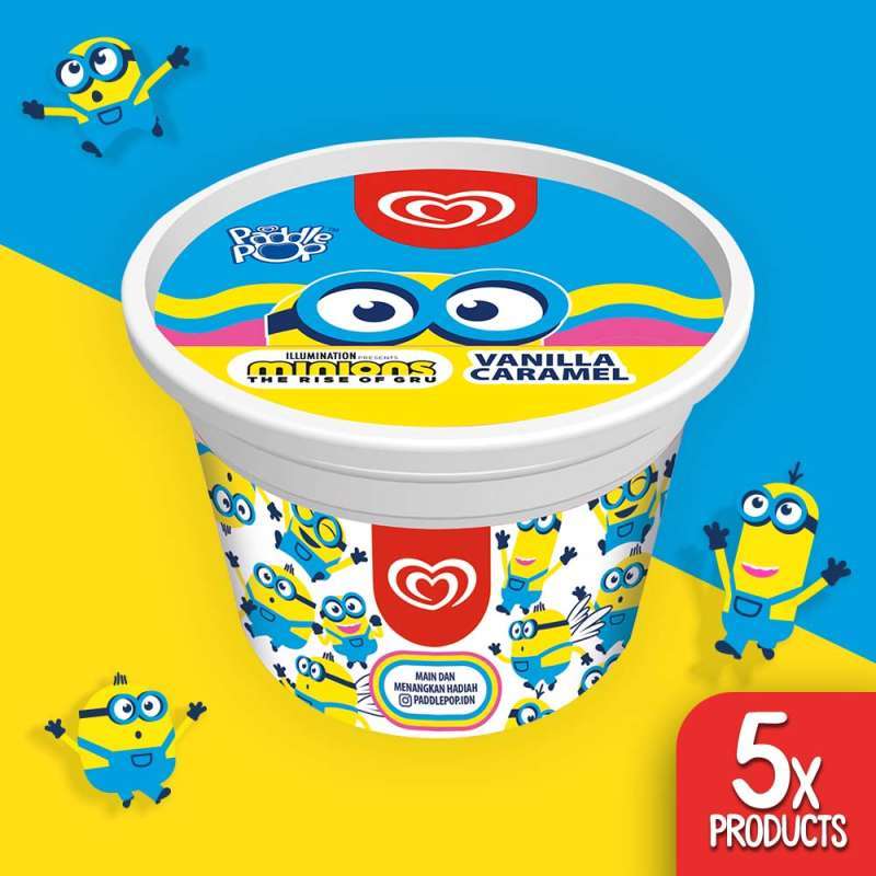 Jual Jakarta - Bundling 5 WALL'S Paddle Minion Cup [90 mL] di Seller ...