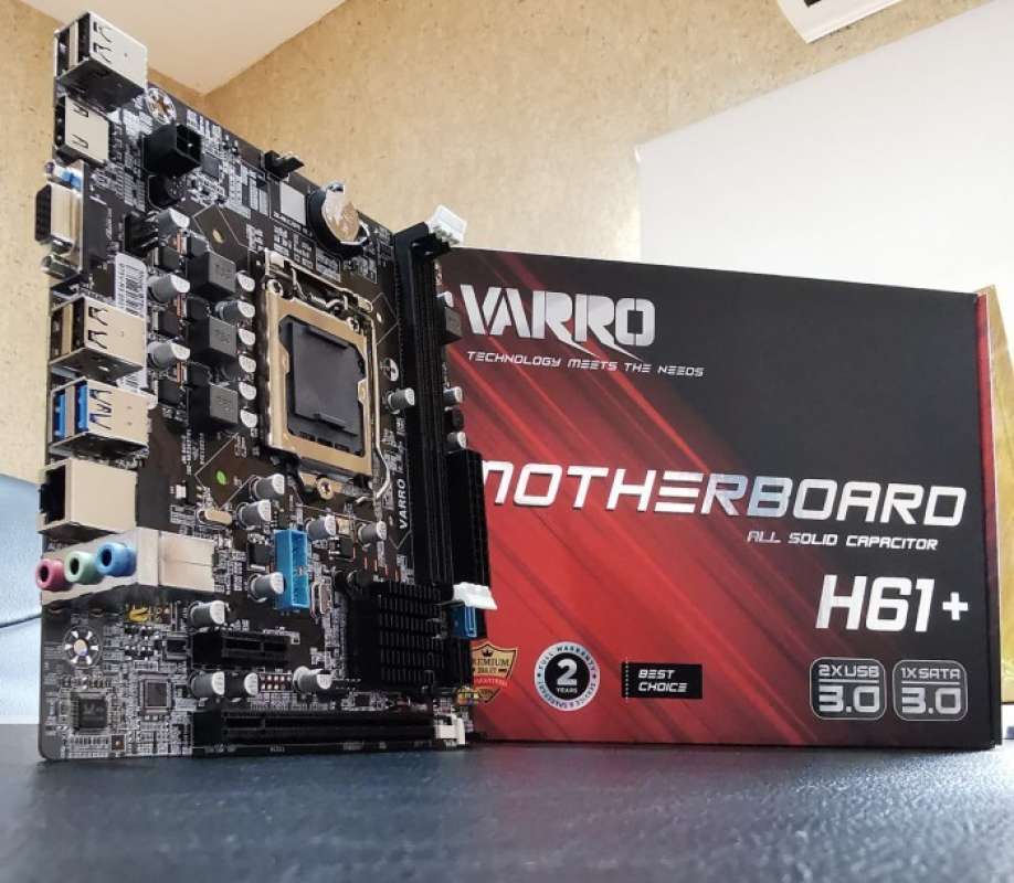 Promo Motherboard Varro H61+ / Mainboard Varro H61 Plus Diskon 11% di ...