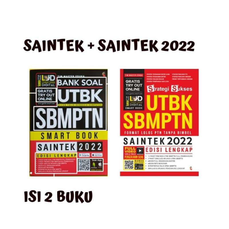 Jual BUKU UTBK SAINTEK BUKU SBMPTN SAINTEK BANK SOAL SAINTEK 2022 di Seller Sarasa aksara ...