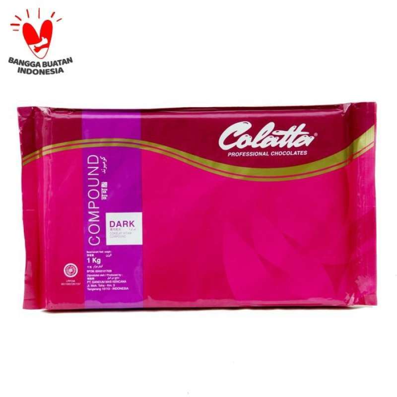 Jual Cokelat Batang - Colatta Dark Chocolate Compound Kemasan 1kg di ...