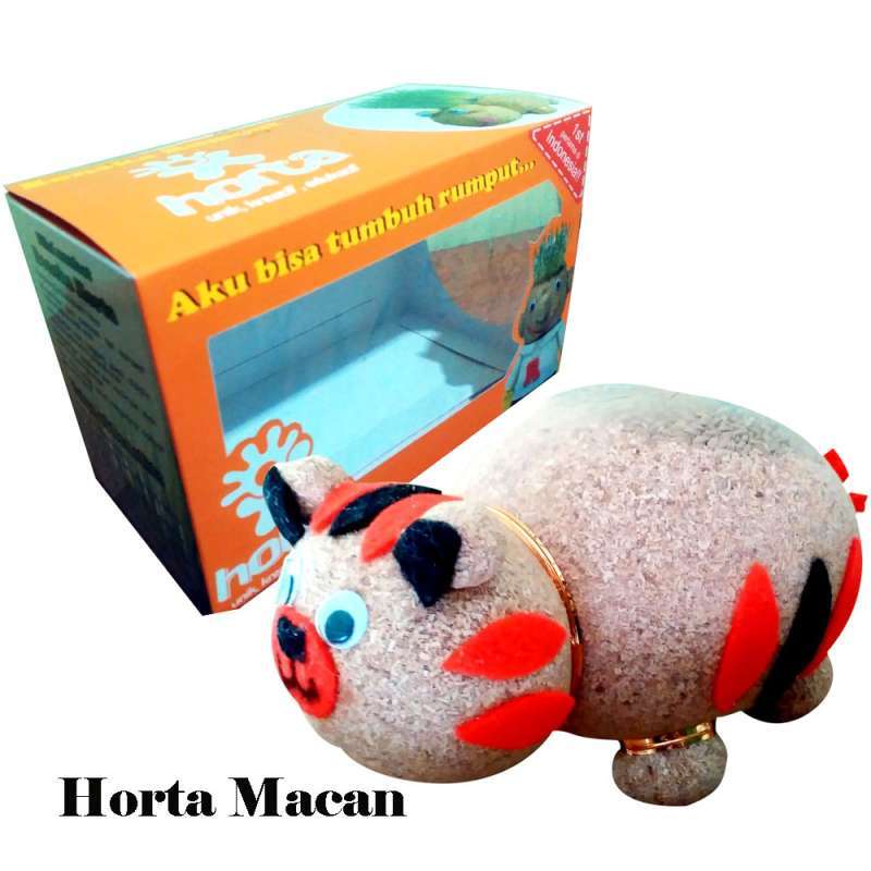 Jual Boneka Rumput Horta Macan - Paket Menanam Anak di Seller Eduhorta ...