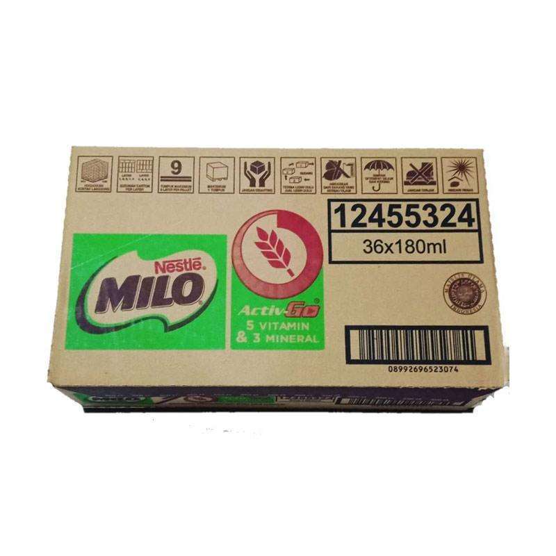 Jual MILO Activ Go Susu UHT [180 mL/ 36 pcs/ Karton] di Seller Makro99 ...