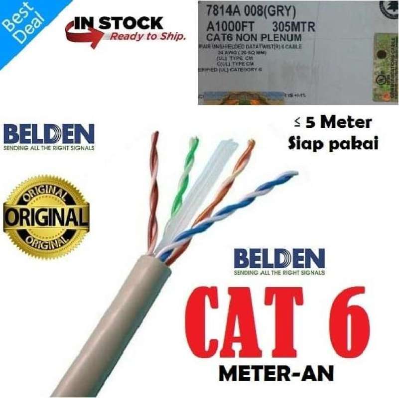 Jual Konektor Rj45 Cat6 Belden Original 1 Pak Spesifikasi Original ...