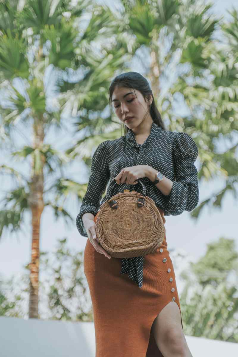 Jual Mawar Ketak Lombok Koala tas kantoran formal handbag anyaman dari ...