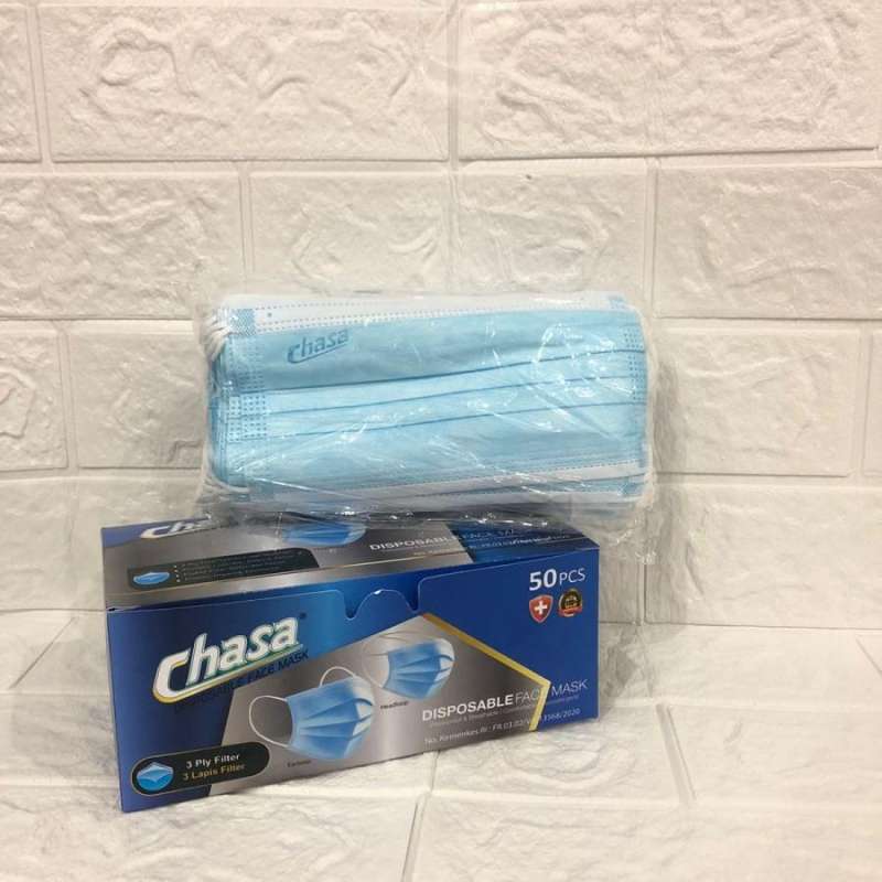 Jual MASKER MEDIS 3PLY KING MASK ISI 50 PCS EARLOOP - IZIN KEMENKES ...