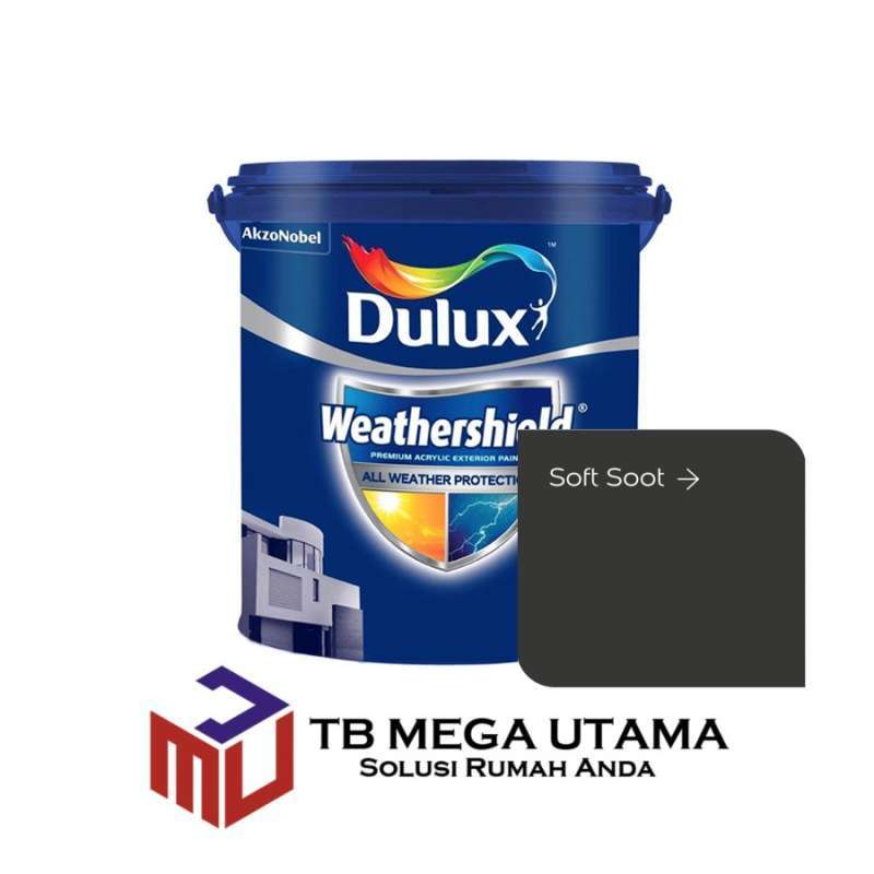 Jual Dulux Weathershield Ds Soft Soot 2 5 Liter L Cat Tembok Eksterior