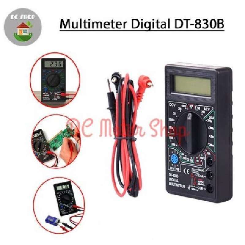 Jual Multimeter DT830B Avo Meter Multitester Avometer DT-830B di Seller ...