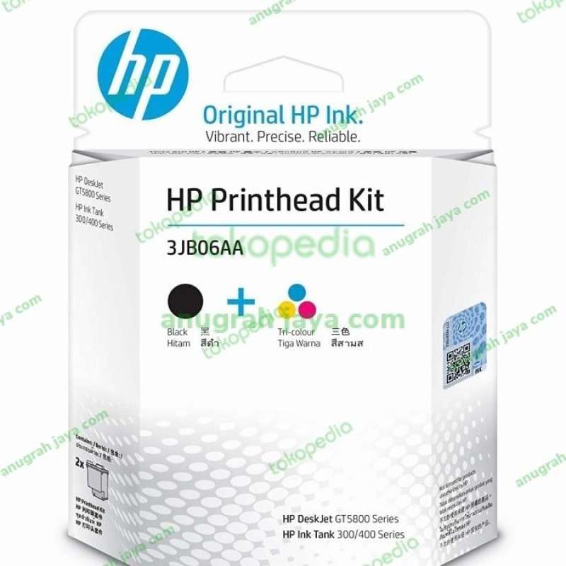 Jual Printhead Cartridge HP GT5810 GT5820 Black+Color Original di ...