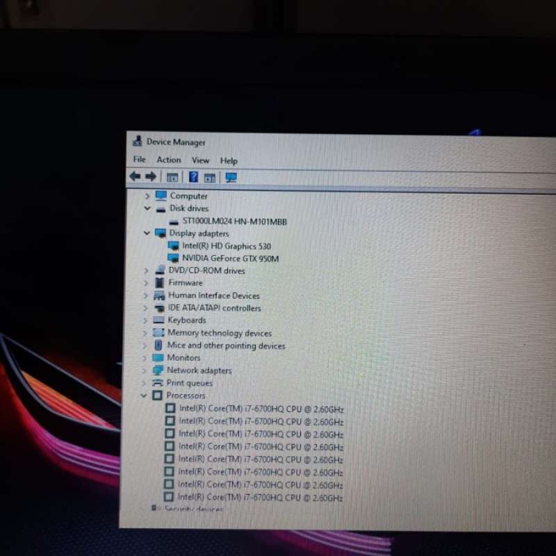 Jual Laptop gaming Asus Gaming X550VXK Baby ROG Intel Core i7 6700HQ di ...