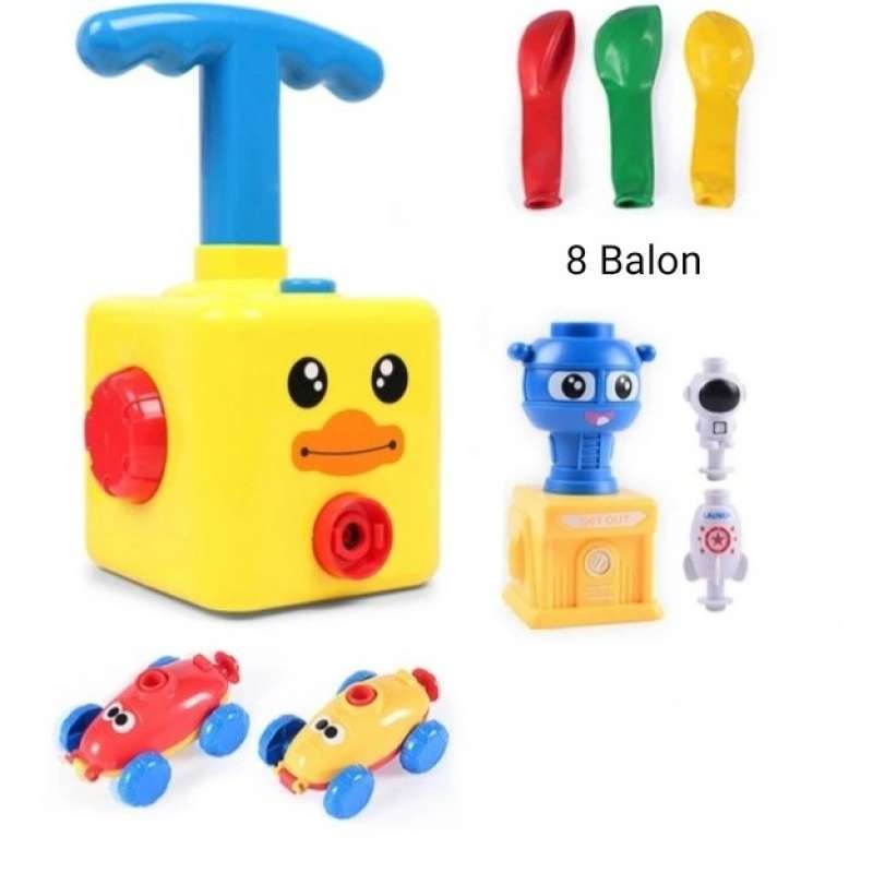 Promo Mainan Anak Pompa Balon Roket Dan Mobil ~ Air Pressure Power Car ...