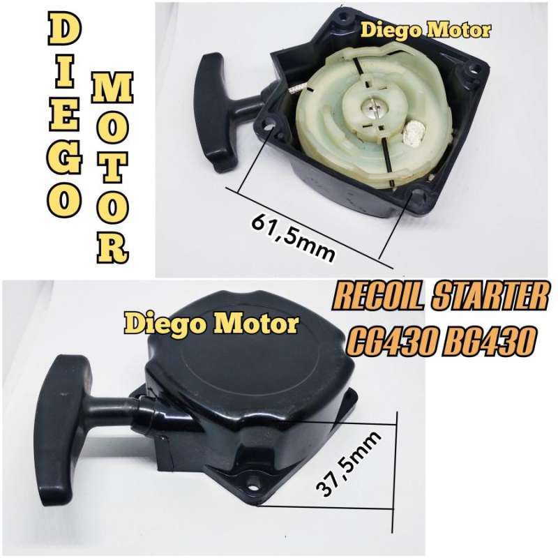 Jual Recoil Starter Tarikan Engkol Mesin Potong Rumput Krisbow Cg430 ...