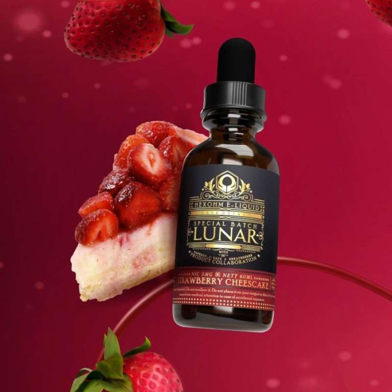 Jual Lunar Strawberry Cheesecake 60ml Rasa Snack Strawberry Cheese Di ...