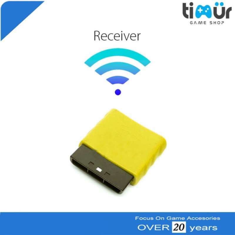 Jual OEM Stik Stick PS2 Wireless Ori Original Pabrik Warna Kuning di ...