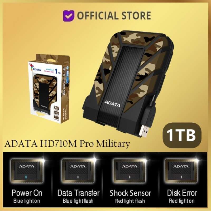 Promo Adata Hd710M Pro Military 1 Tb Hardisk Eksternal Usb 3.1 Hdd ...
