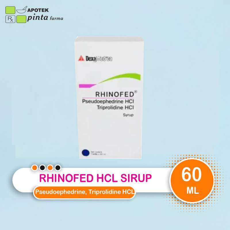 Jual Rhinofed Sirup 60 ml di Seller Apotek Pinta Farma Official Store ...
