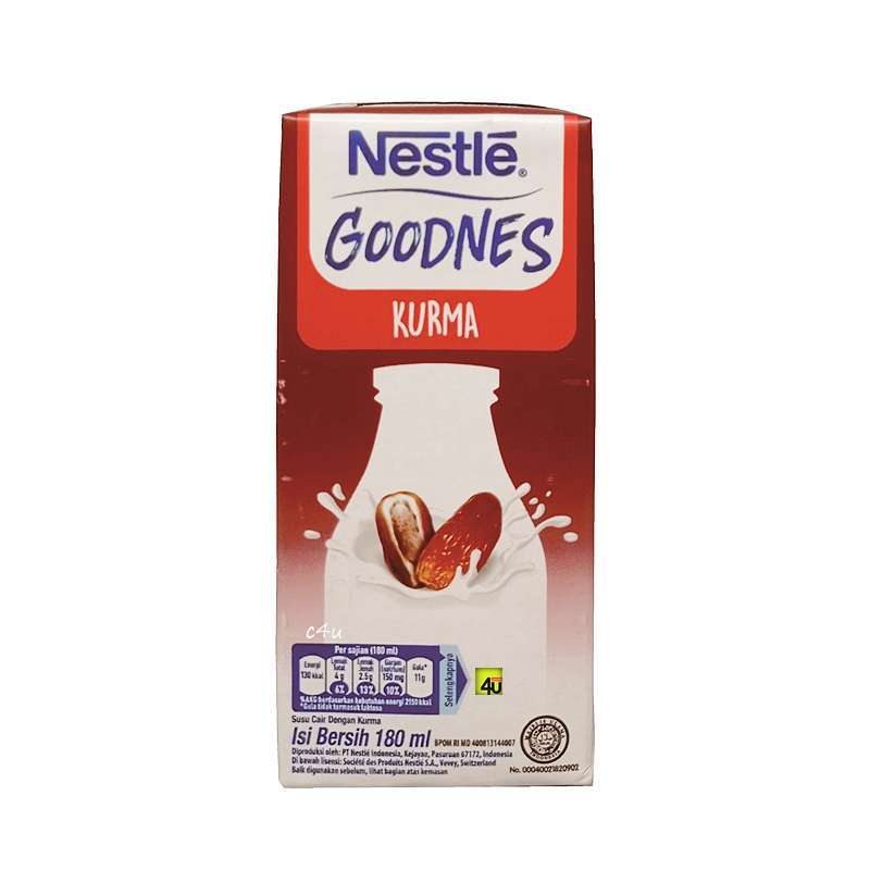 Jual Nestle Goodnes - Susu Uht - 180ml - Kurma Di Seller Cemilan4u ...
