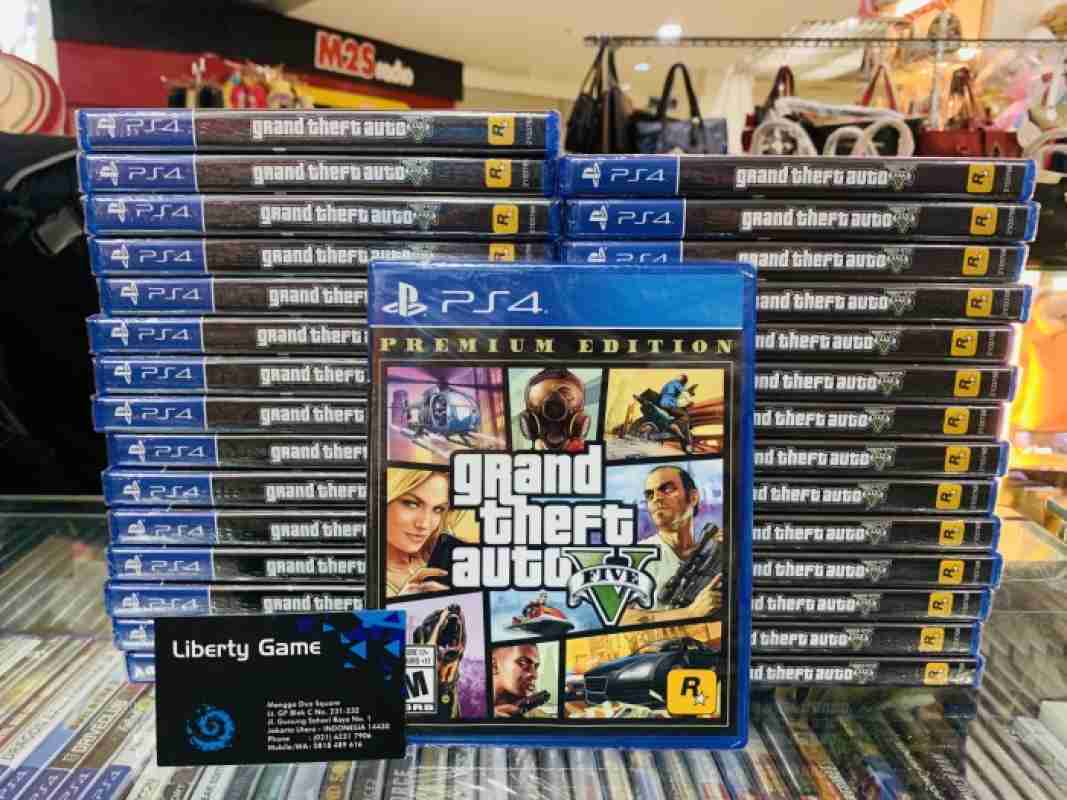 Jual PS4 GTA V / GTAV Premium Online Edition (Reg ALL/1/USA) di Seller ...