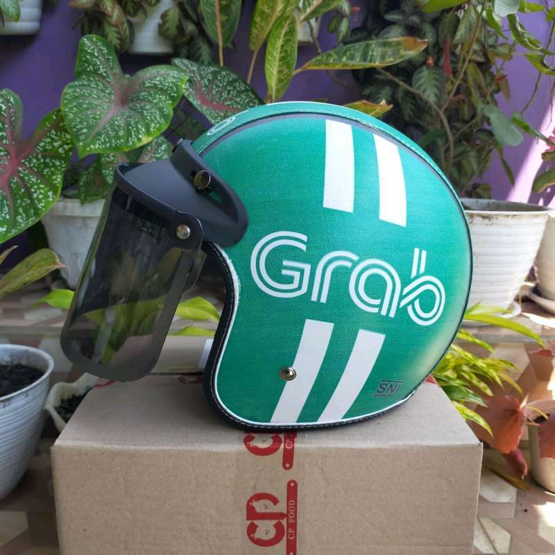 Jual HELM OJOL TERBARU 2022|| HELL BOGO || HELM HALF FACE || HELM RETRO ...