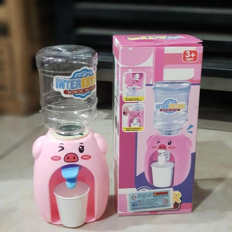 Jual Mini Water Dispenser Mainan Anak Dispenser Minuman Piggy - Tambah ...