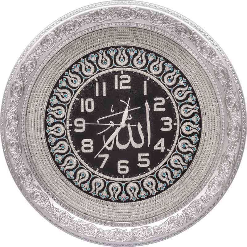 Promo Jam Dinding Kaligrafi Bulat Lafadz Allah Diameter 56Cm Made In ...