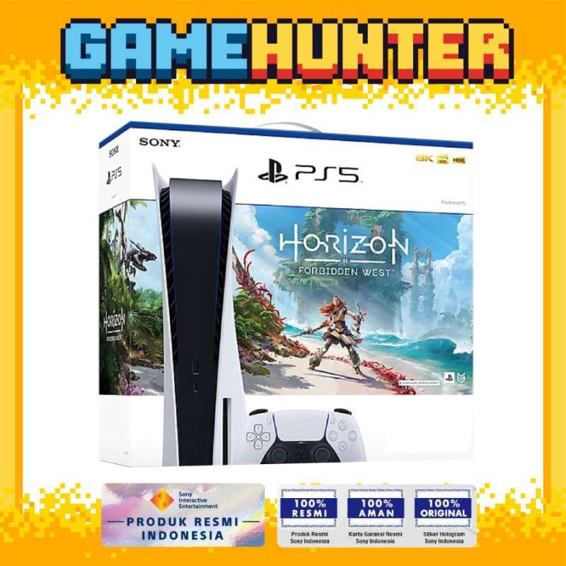 Jual Sony Playstation 5 PS5 Console Disc Edition Bundle Horizon Forbidden West di Seller ...