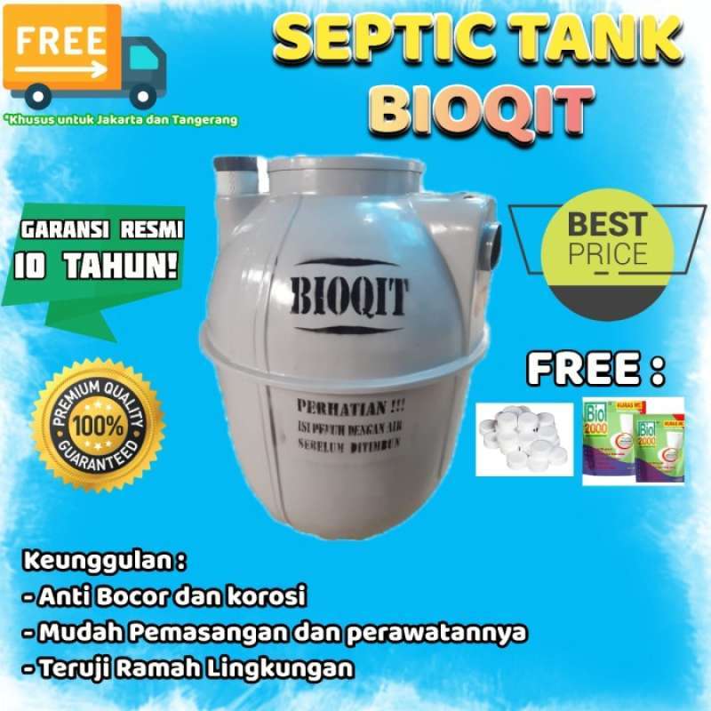 Promo Bio Septic Tank, Septic Tank Bioqit, Biotech, Biotank, 1000 Liter ...
