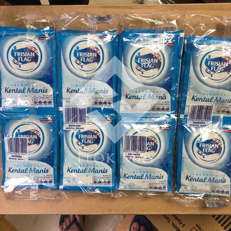 Jual susu kental manis frisian flag sachet isi 6 - SKM sachet 6 x 42g ...
