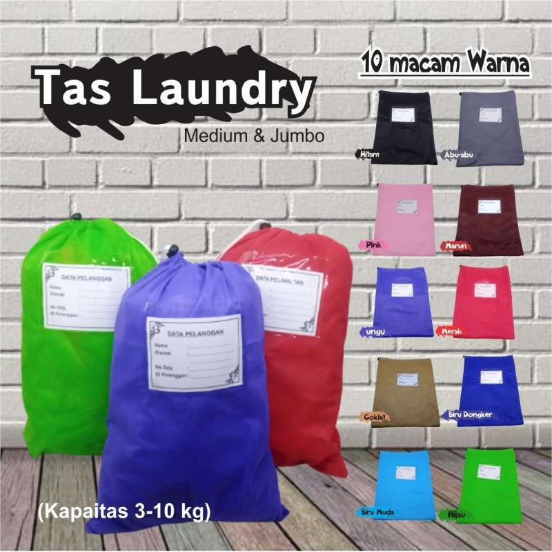 Promo Tas Laundry Jumbo 10 Kg - Tas Laundry Bag - Tas Jinjing Diskon 37 ...