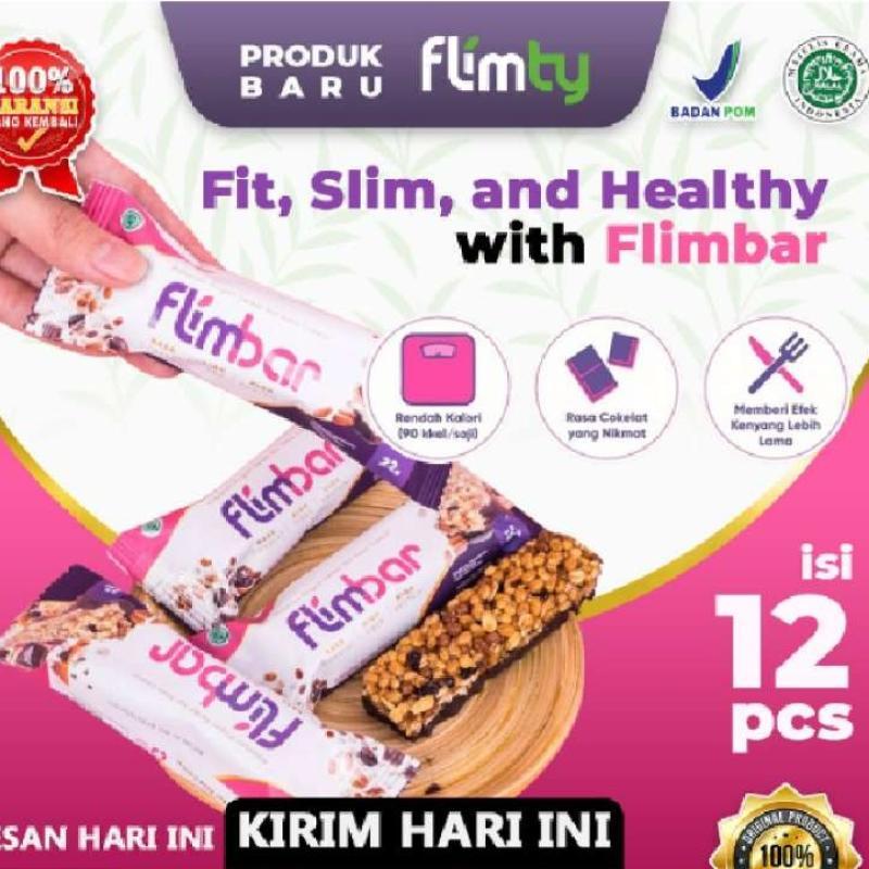 Jual FLIMBAR Sereal Bar by Flimty Snack Sehat High Fiber & High Protein ...