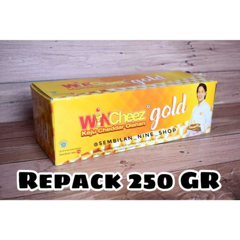 Jual Keju WINCHEEZ GOLD 250 Gram Cheddar Cheese POTONGAN Win Cheez Win ...