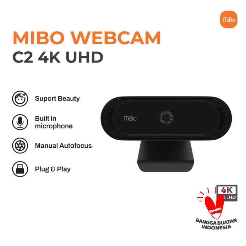 Promo Mibo Webcam C2 Usb Camera 4k Uhd With Microphone Original ...