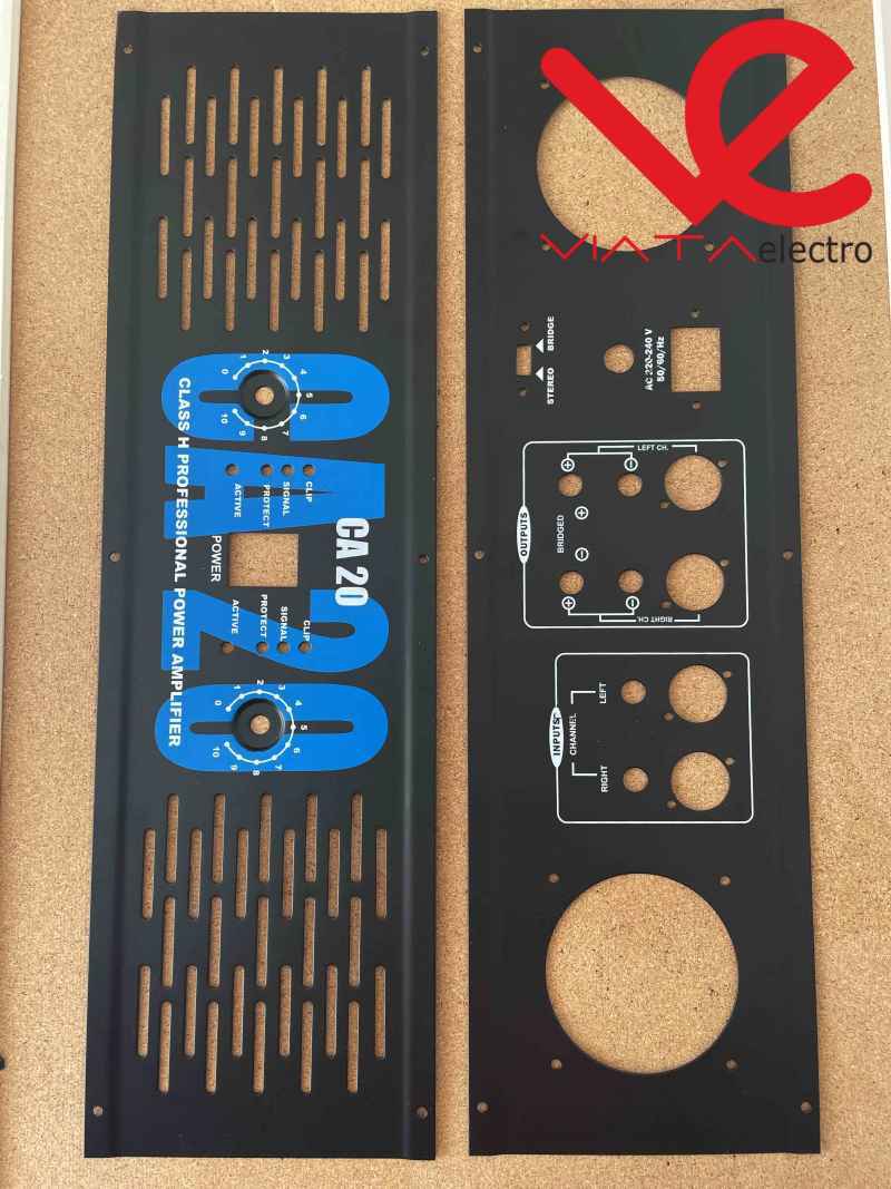 Jual Box Panel Ca20 Premium 1set Plat Cover Ca20 Box Panel Depan Belakang Power Amplifier Di