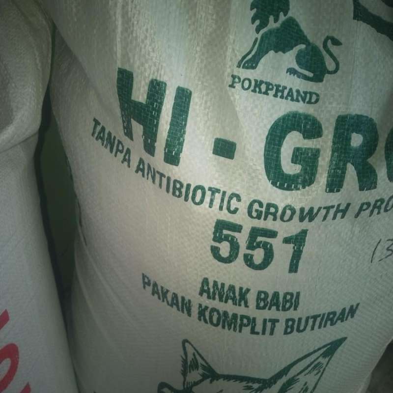 Promo pakan babi 551/ayam (500gram) Diskon 8% di Seller Margasari pakan ...