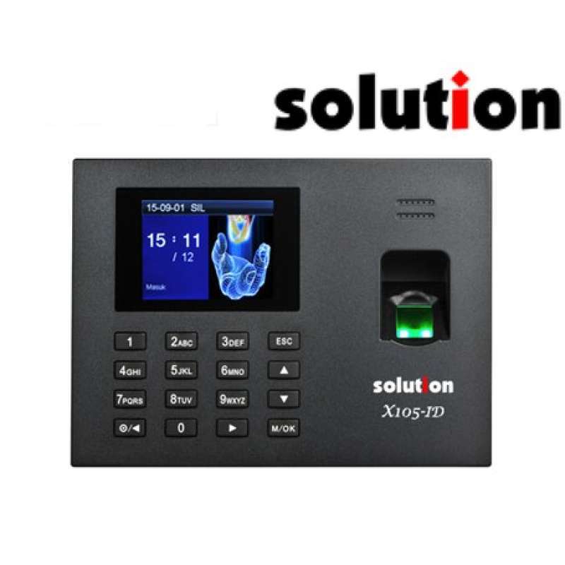 Jual Mesin absensi Solution X105-ID Fingerprint di Seller M.N_Medan ...