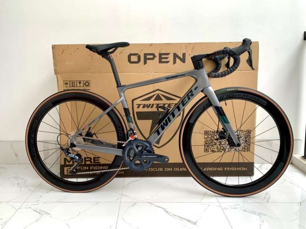 Jual Roadbike Twitter Stealth Pro Carbon Groupset Ultegra Disc Brake Di ...