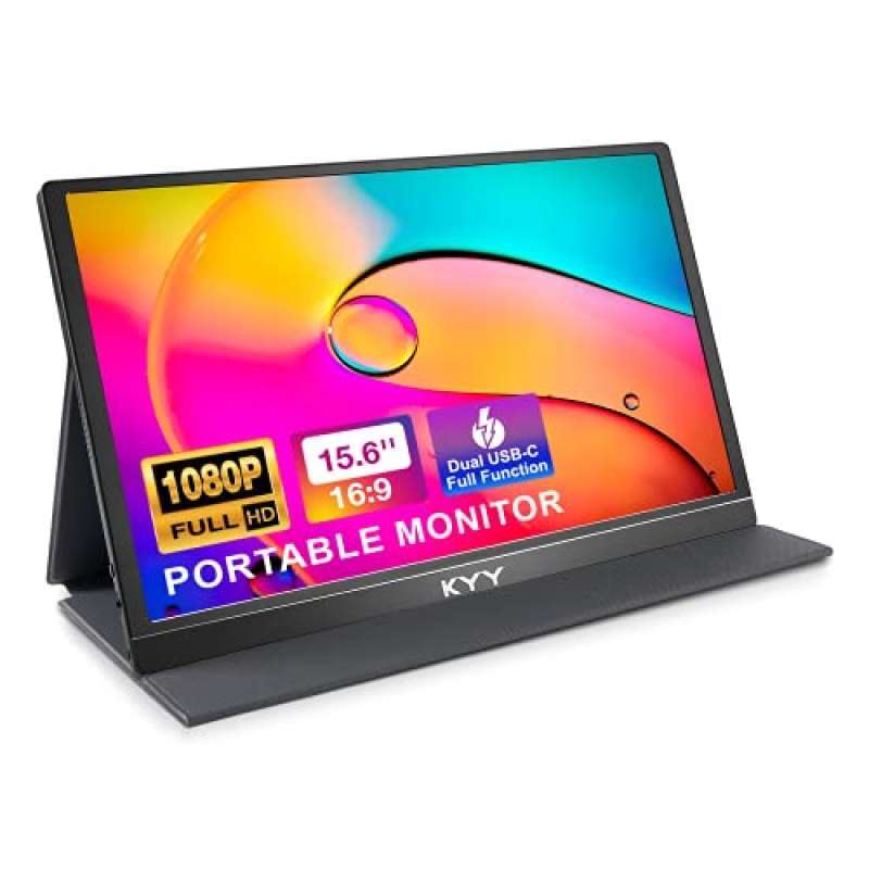 Jual Portable Monitor - KYY 15.6'' 1080P FHD USB-C Portable Laptop ...