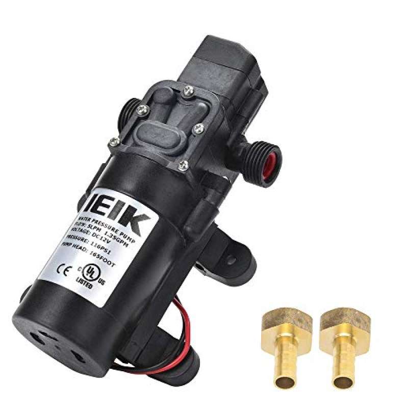 Tier Curtains VerRich 12V Diaphragm Water Pump - 116PSI High Pressure ...