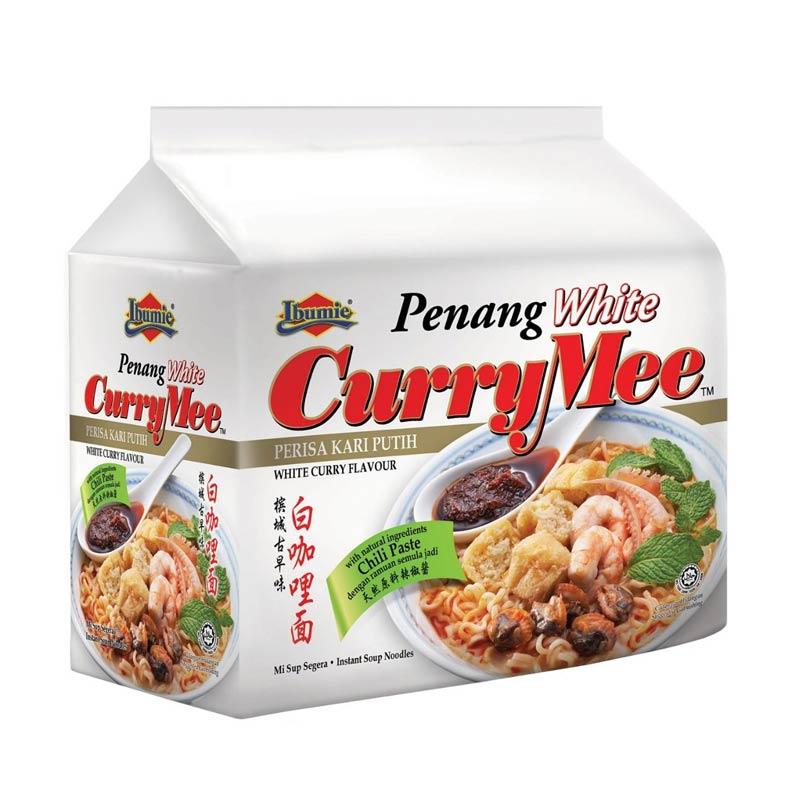 Jual IBUMIE Penang White Curry Mie Instan [1 Pack/ 4 Pcs x 105 g] di ...