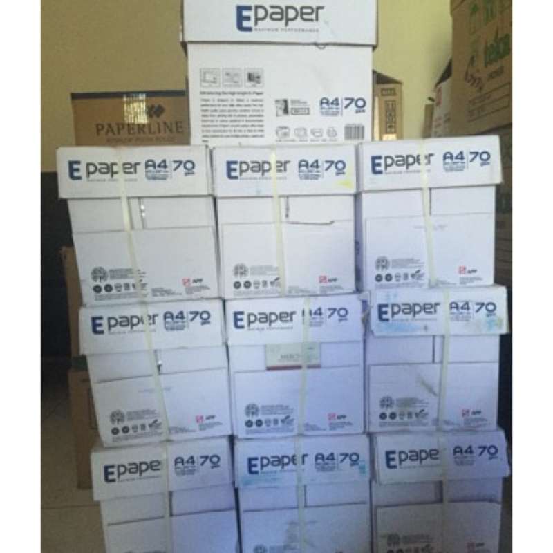 Jual Kertas HVS Epaper ukuran A4 70 Gram di Seller Mercy Stationery ...