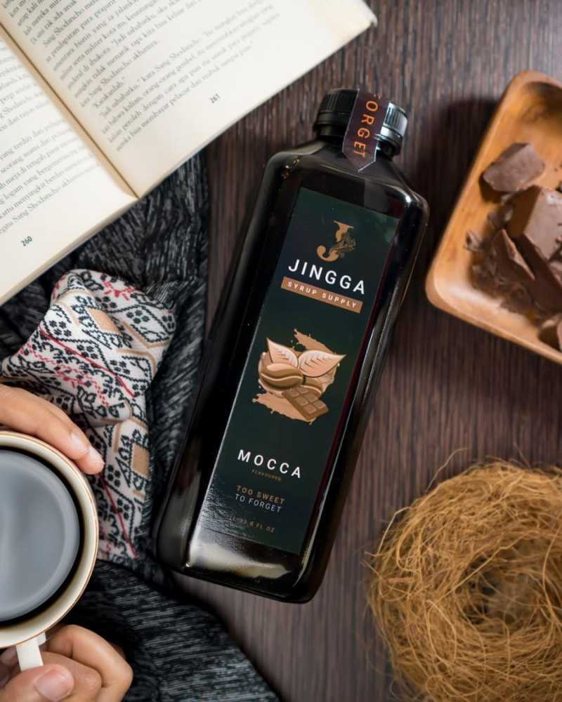 Jual Sirup Rasa Mocca 1000ml Jingga Syrup Di Seller Jingga Syrup ...