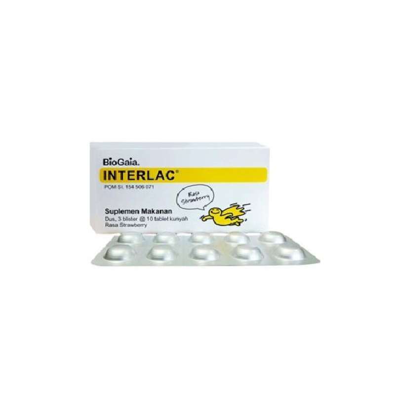 Jual interlac suplemen makanan probiotik bakteri pencernaan di Seller ...
