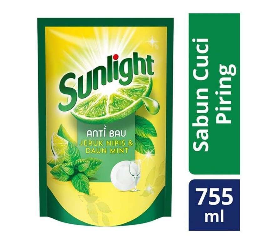 Jual Sunlight Mint Anti Bau 755ml karton di Seller hallwashop ...